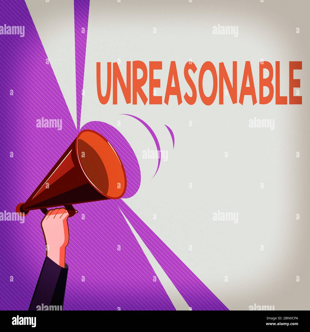 Text sign showing Unreasonable. Business photo showcasing Beyond the ...