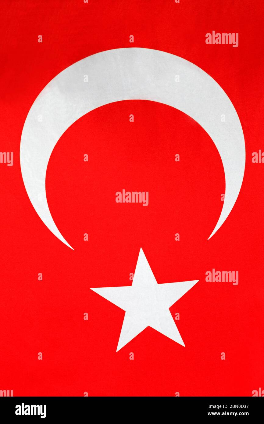 Turkish flag in Bodrum,Turkey,Mediterranean Stock Photo - Alamy