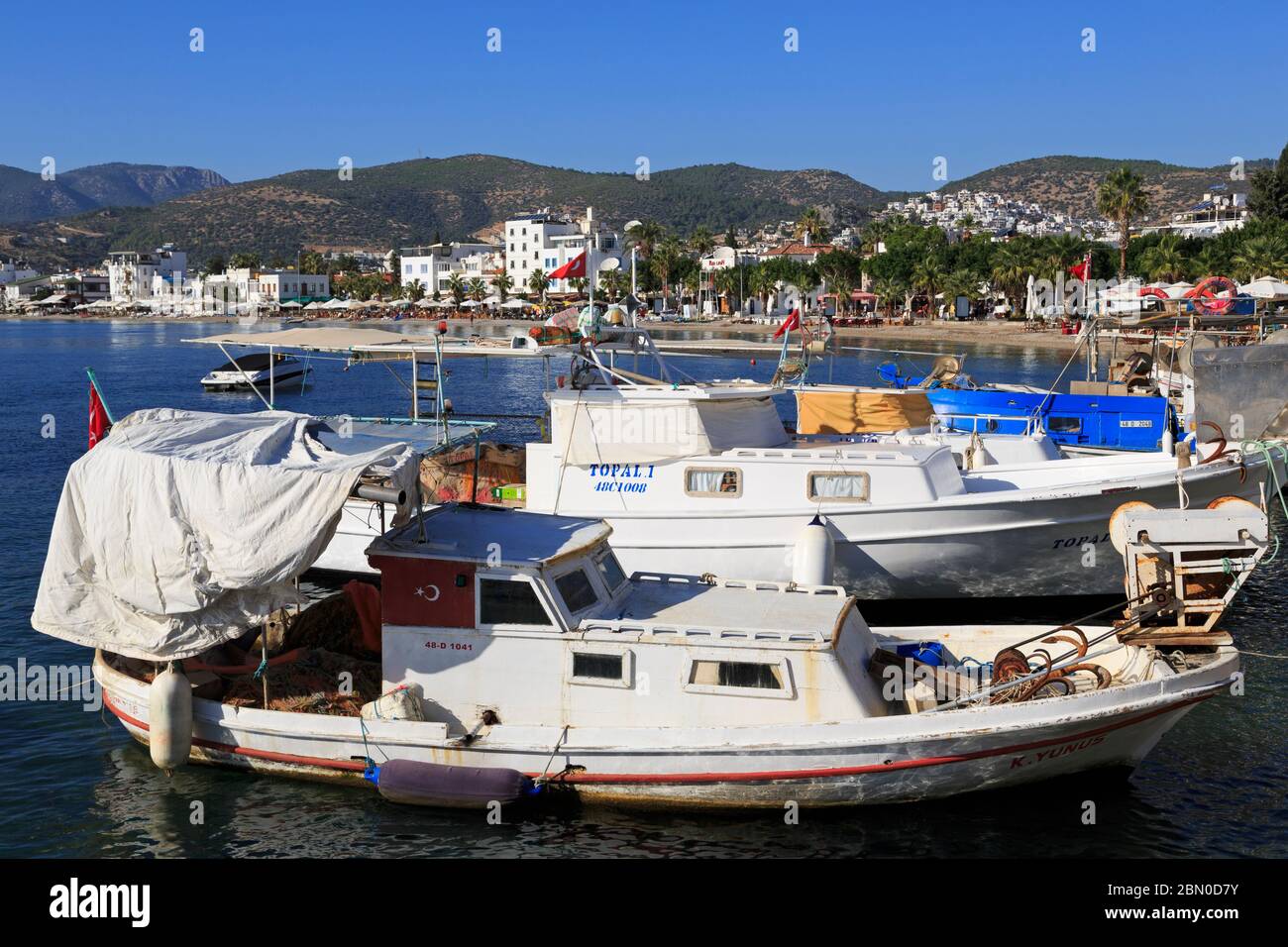 Boats in Bodrum,Turkey,Mediterranean Stock Photo - Alamy