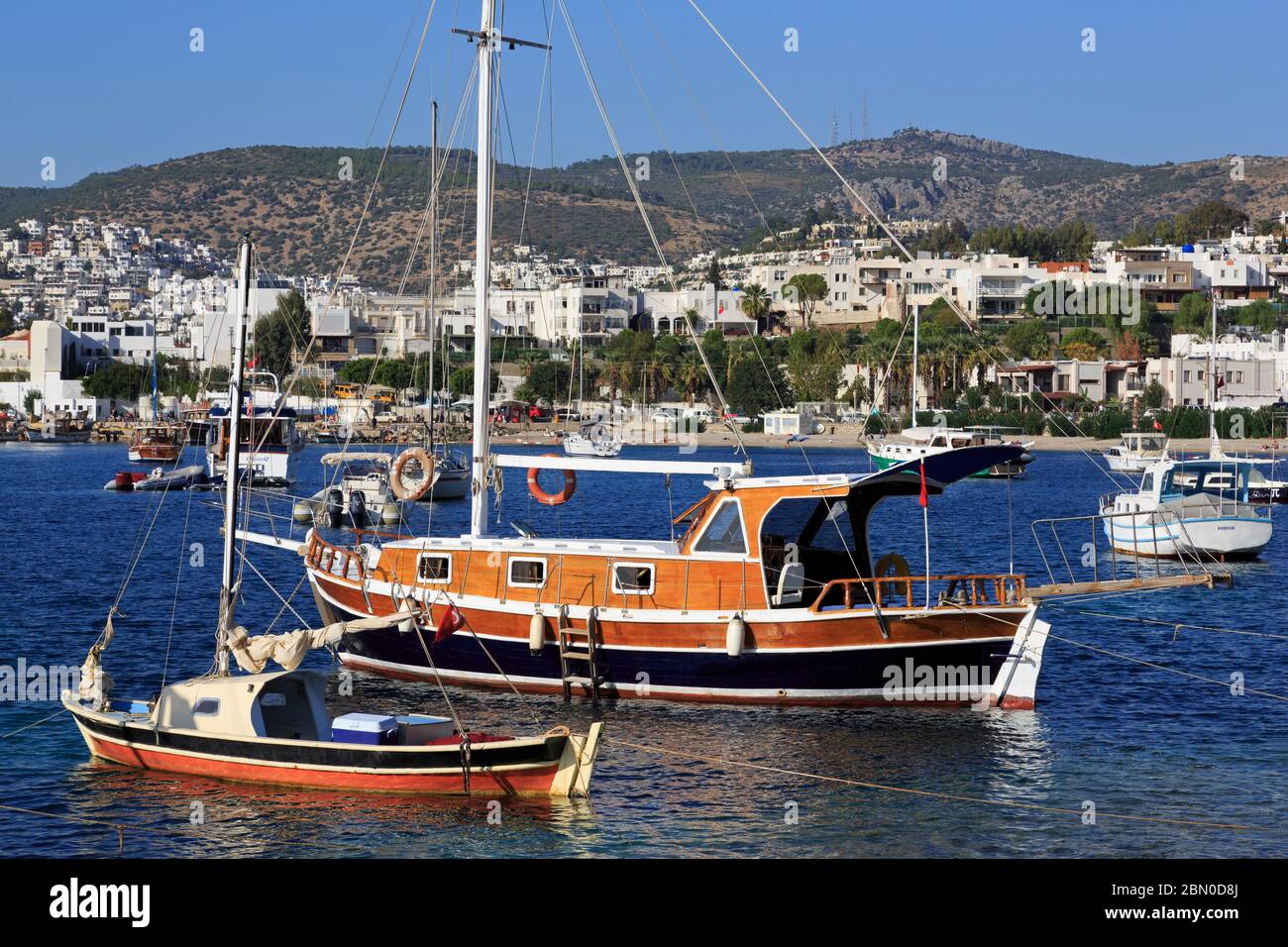 Boats in Bodrum,Turkey,Mediterranean Stock Photo - Alamy
