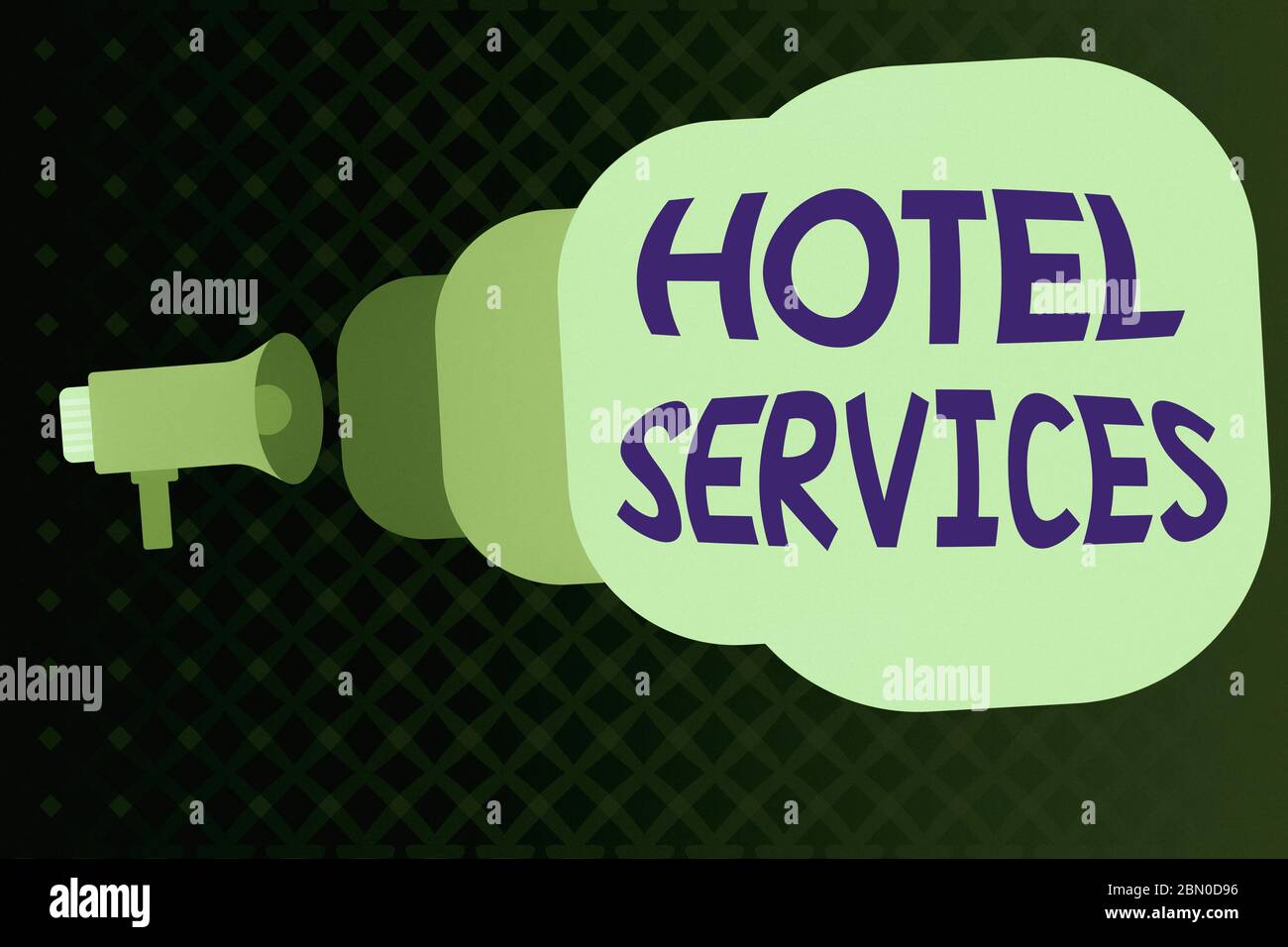 Writing note showing Hotel Services. Business concept for Facilities ...