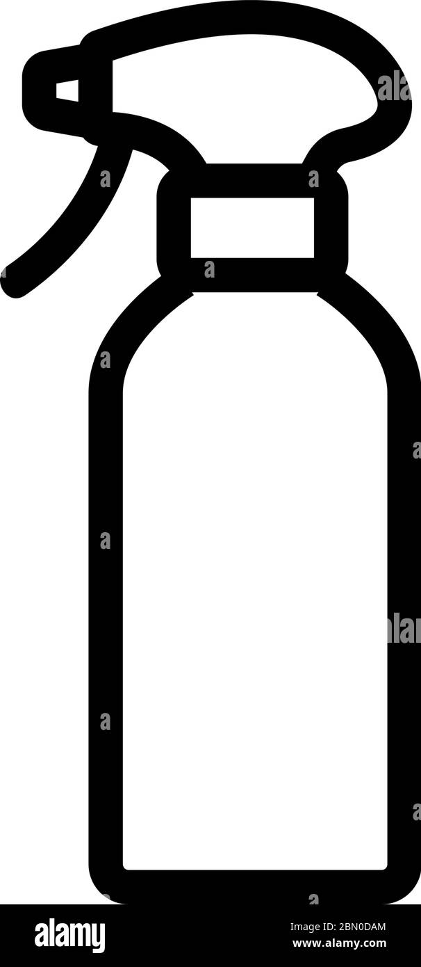 spray atomizer icon vector outline illustration Stock Vector Image ...