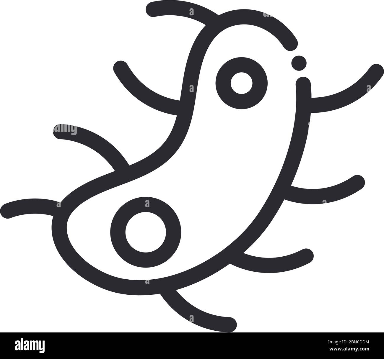 bacteria microbiology laboratory science and research vector ...