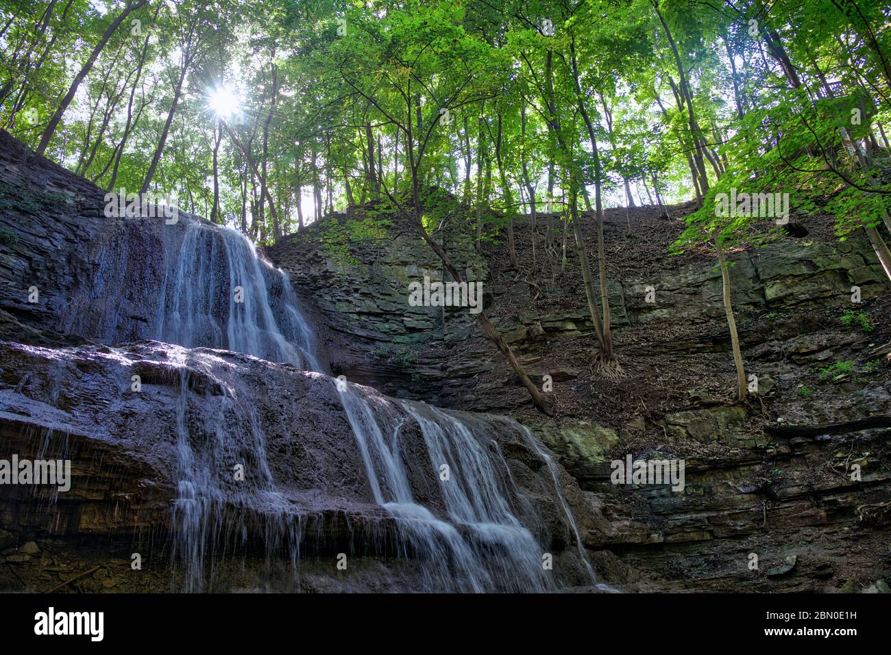 Sherman Falls, Hamilton - is the Waterfall Capital of the World Stock ...