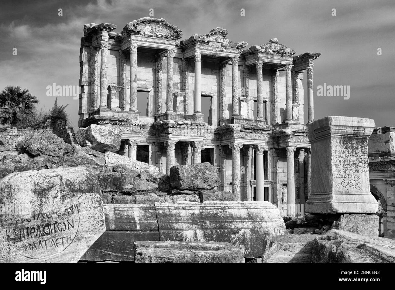 The Library of Celsus, Ephesus, Selcuk City, Izmir Province, Turkey ...