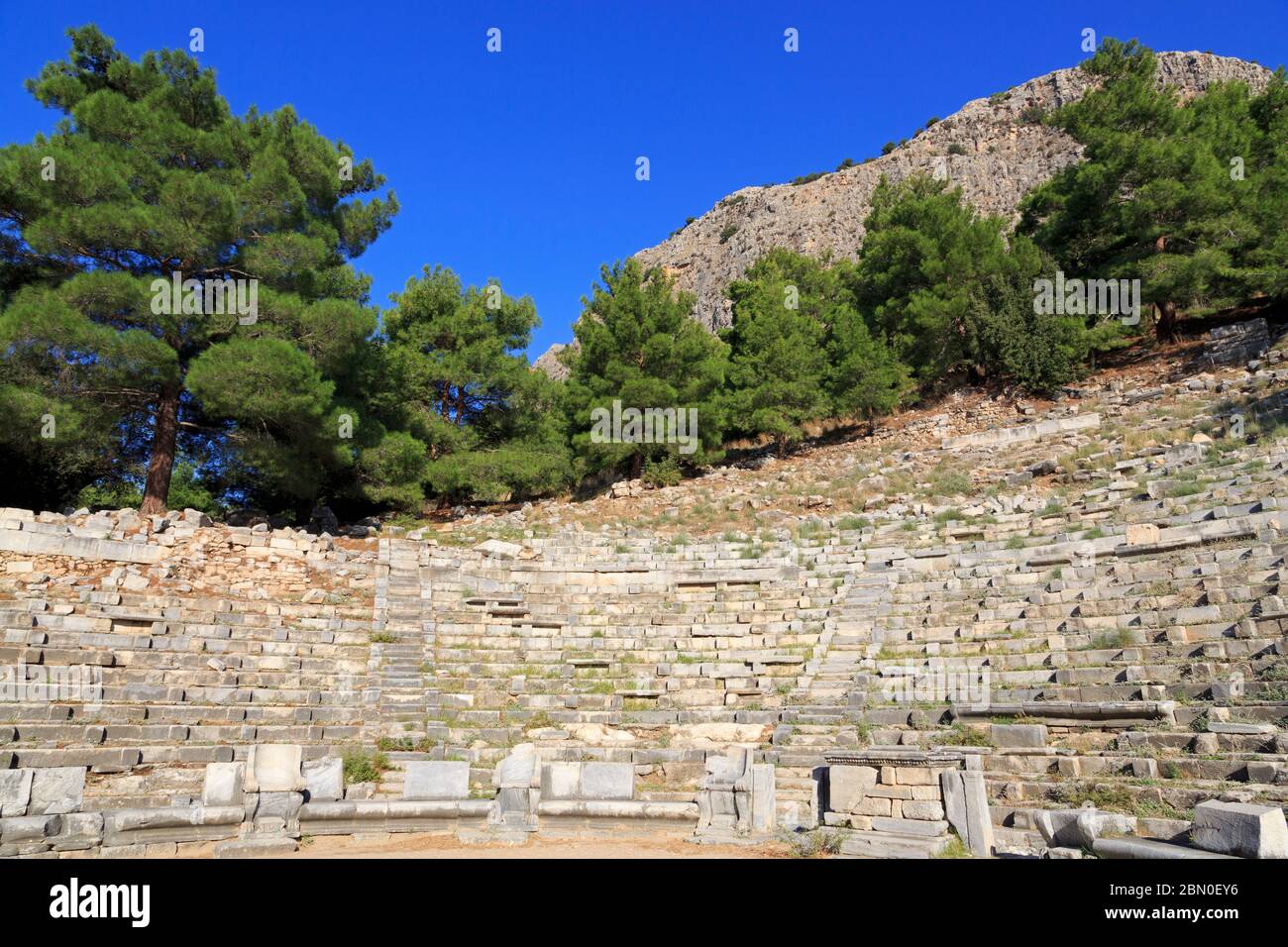 Theatre in Ancient Priene, Turkey Stock Photo - Alamy