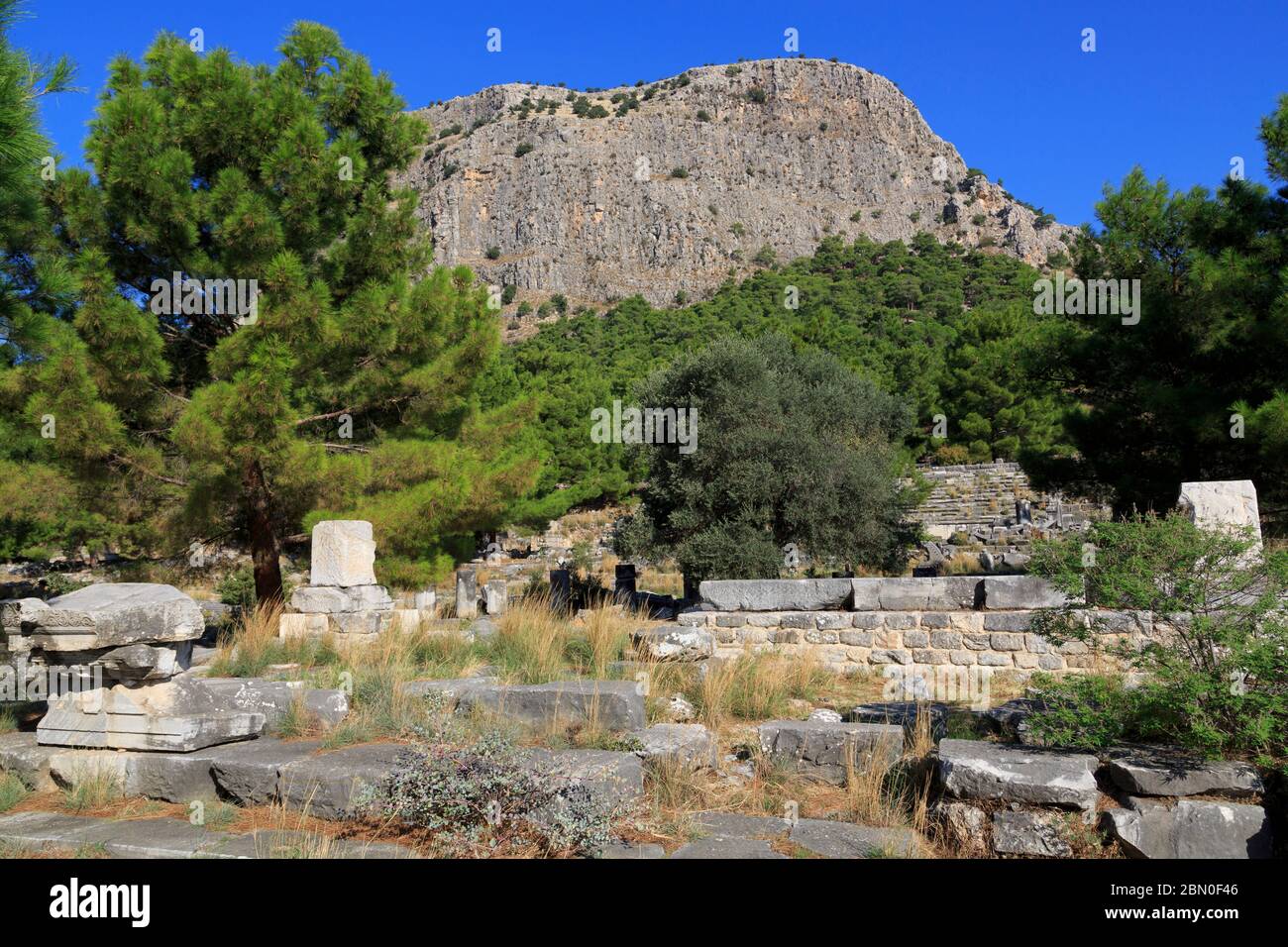 Ruins of Ancient Priene, Turkey Stock Photo - Alamy