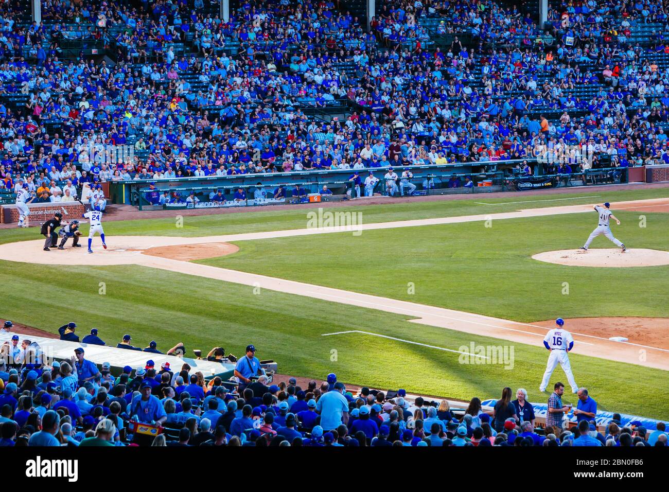 Wrigley field grass hi-res stock photography and images - Alamy