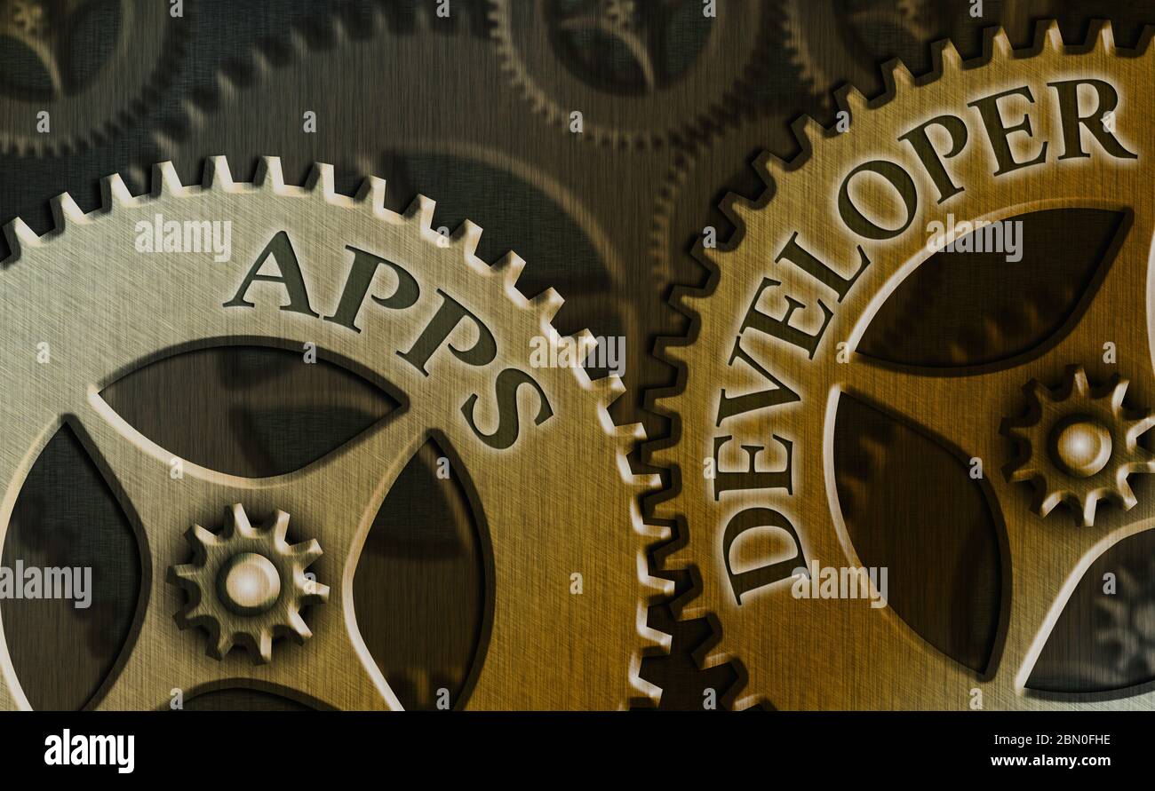 Conceptual hand writing showing Apps Developer. Concept meaning Graphic ...