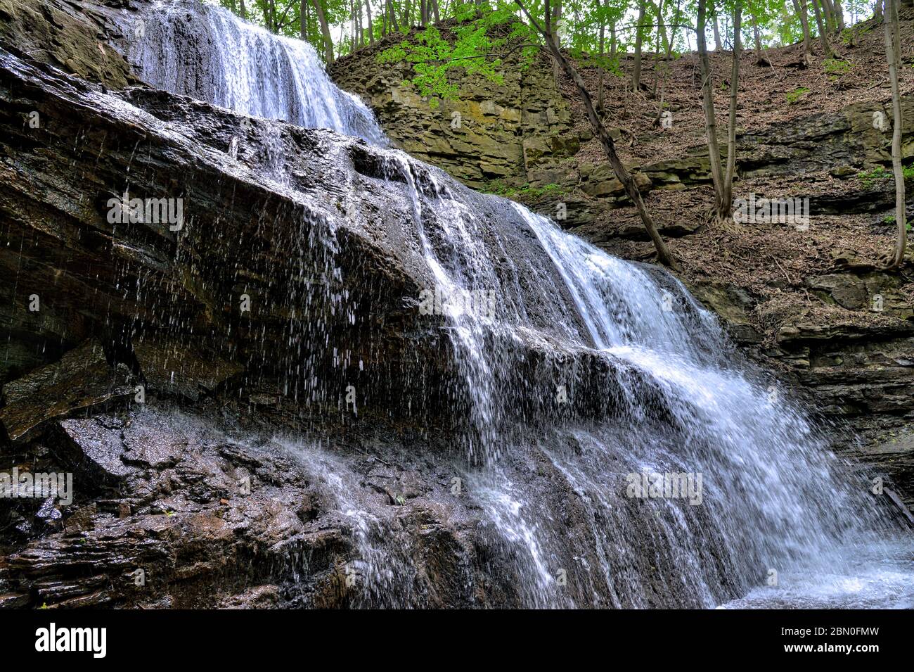 Sherman Falls, Hamilton - is the Waterfall Capital of the World Stock ...