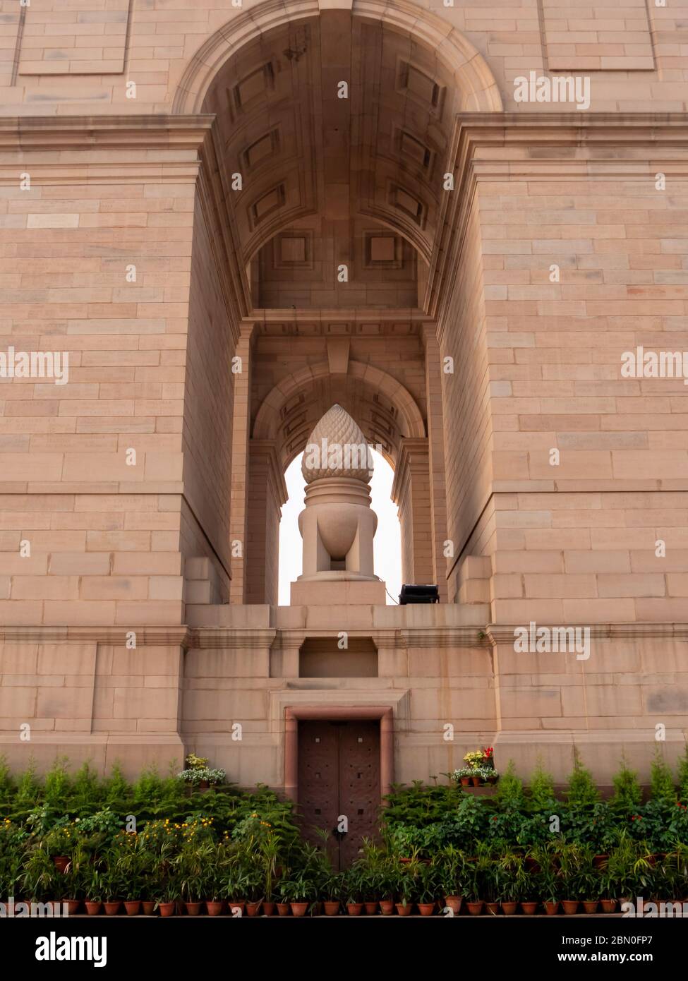 close up of the side of india gate in new delhi at sunrise Stock Photo ...