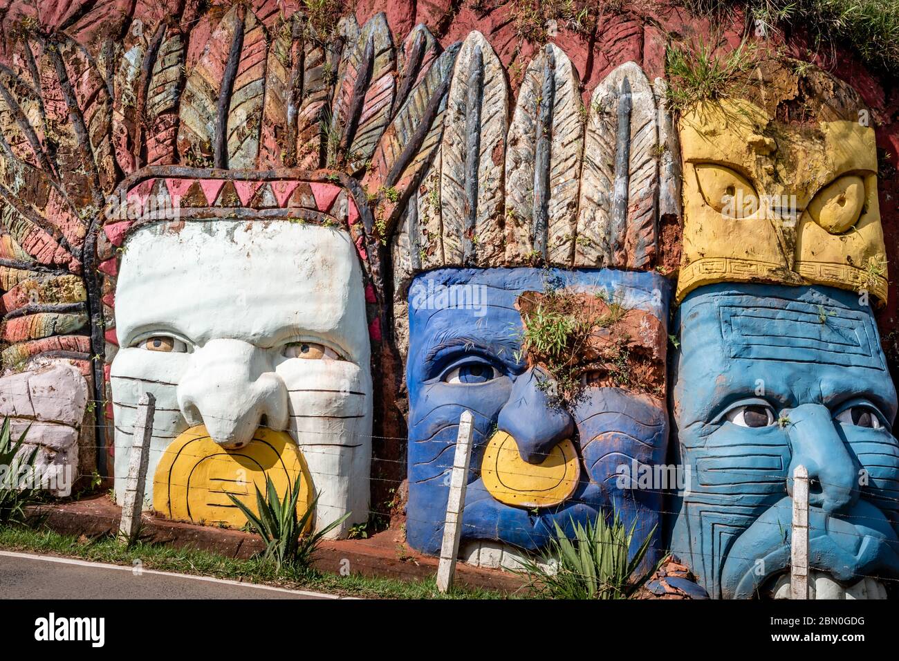 sculptures bas relief depicting the Inca and Indian indigenous ...