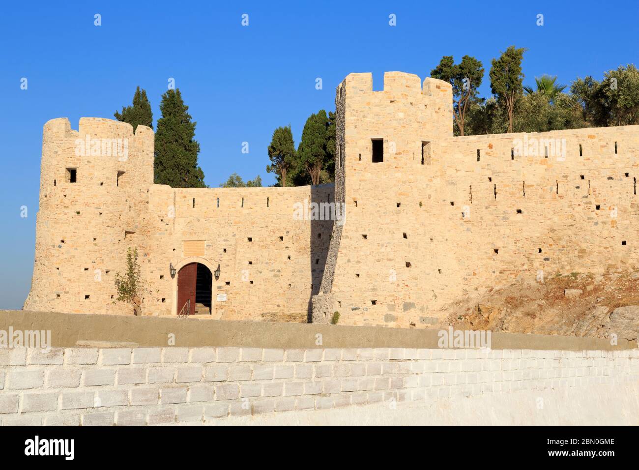 Pigeon Island Castle,Kusadasi,Aydin,Province,Turkey,Mediterranean Stock ...
