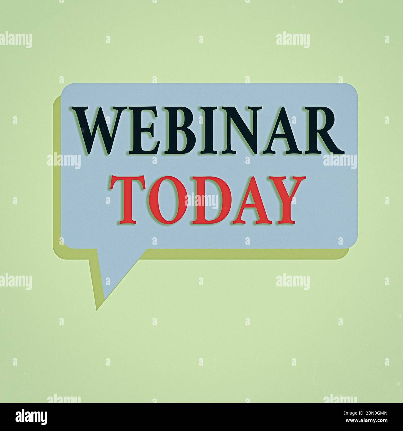 Writing note showing Webinar Today. Business concept for live online ...