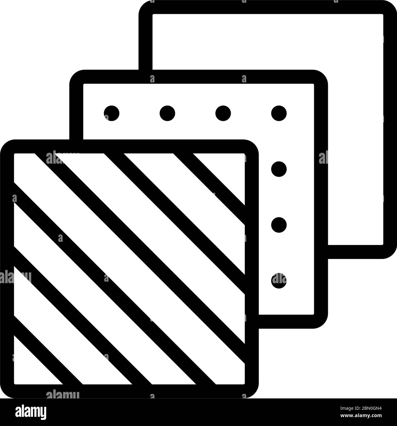 floor samples different designs icon vector outline illustration Stock ...