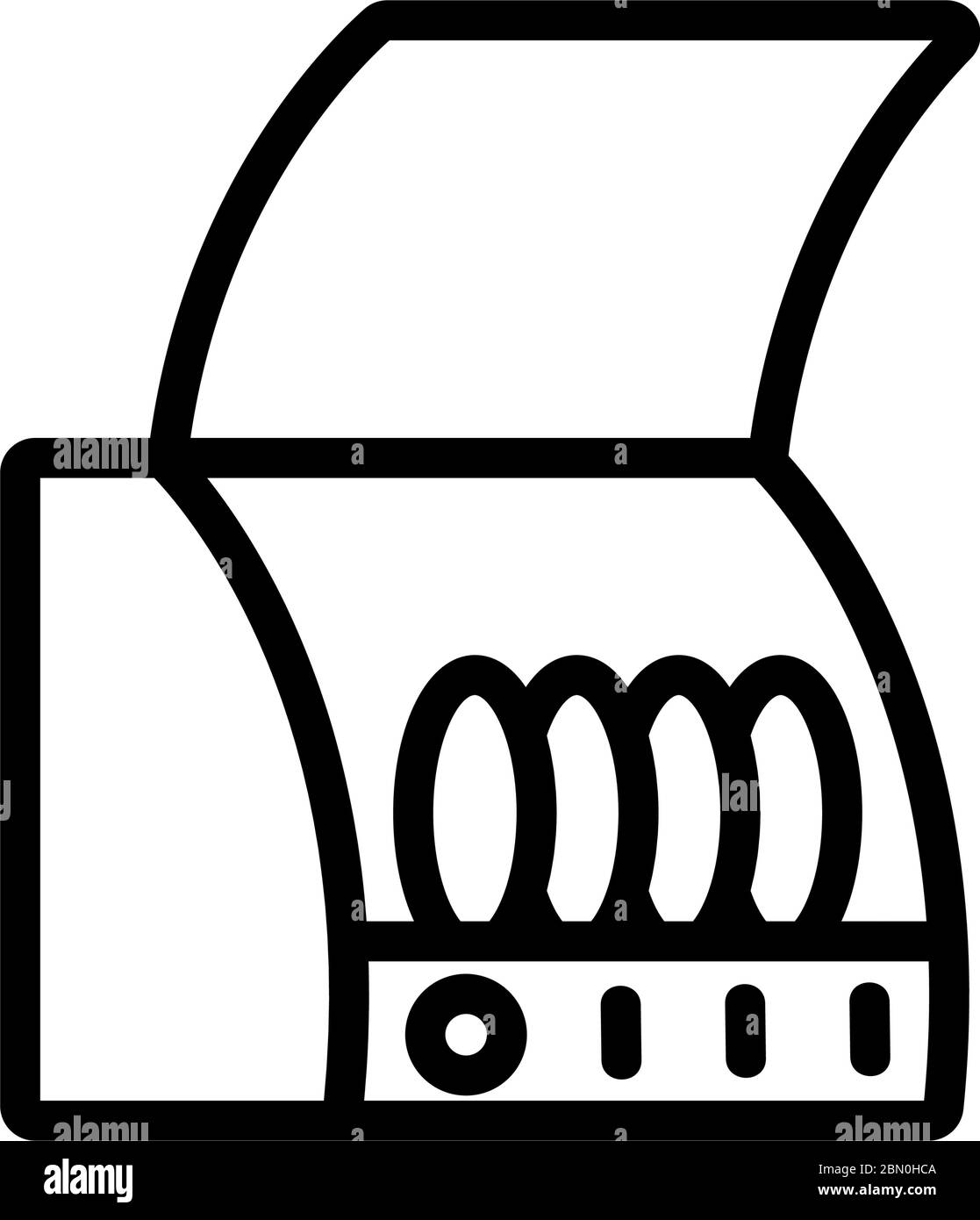 draining board icon vector outline illustration Stock Vector Image ...