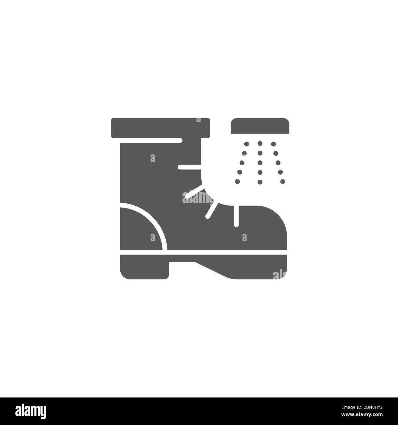 Wash your shoes vector icon symbol cleaning isolated on white ...