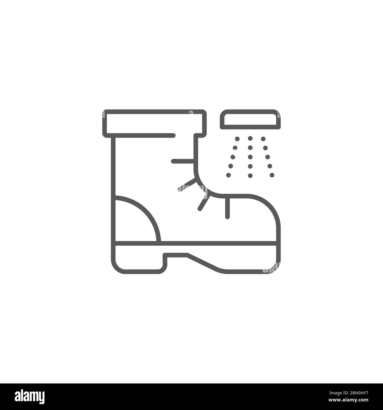 Wash your shoes vector icon symbol cleaning isolated on white ...