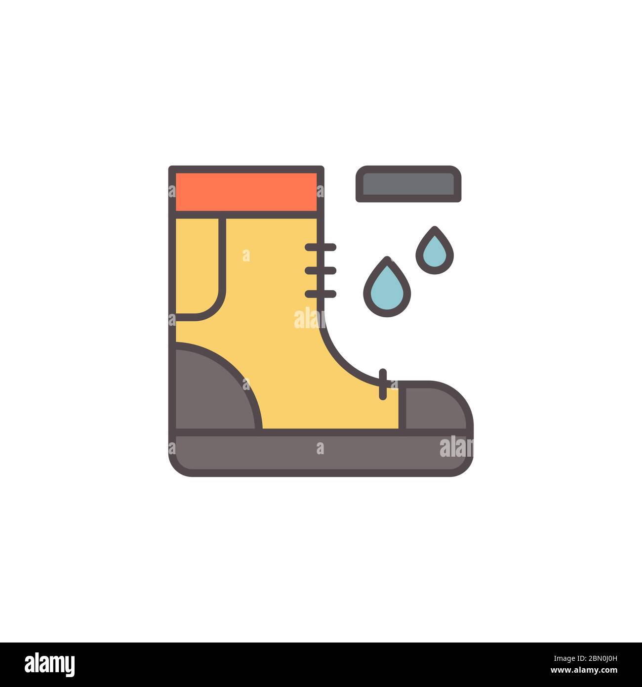 Wash your shoes vector icon symbol cleaning isolated on white ...
