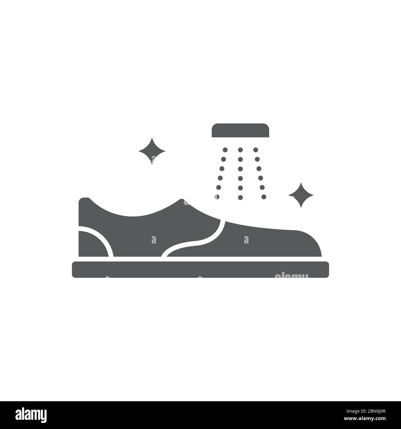 Wash your shoes vector icon symbol cleaning isolated on white ...