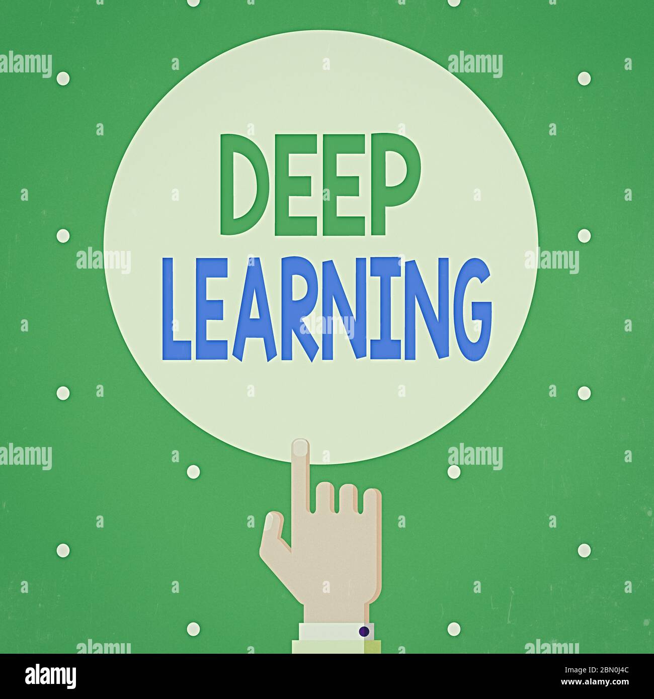 Text sign showing Deep Learning. Business photo showcasing Hierarchical ...