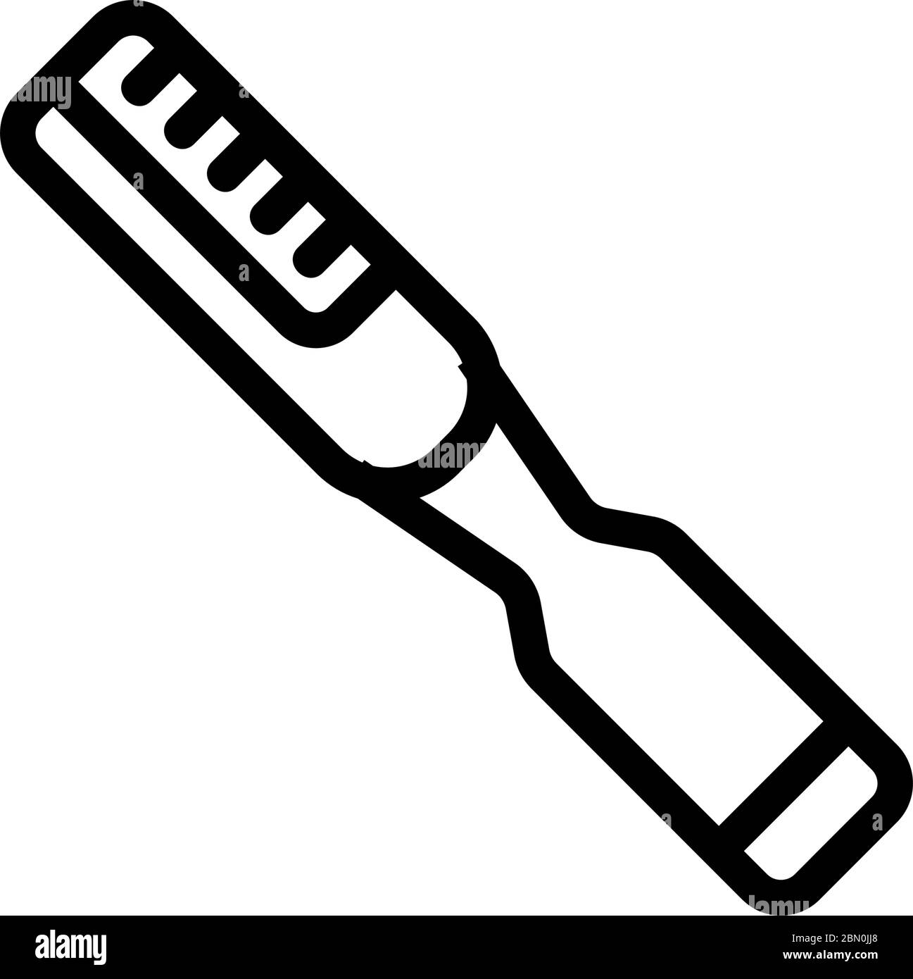 chisel tool icon vector outline illustration Stock Vector Image & Art ...