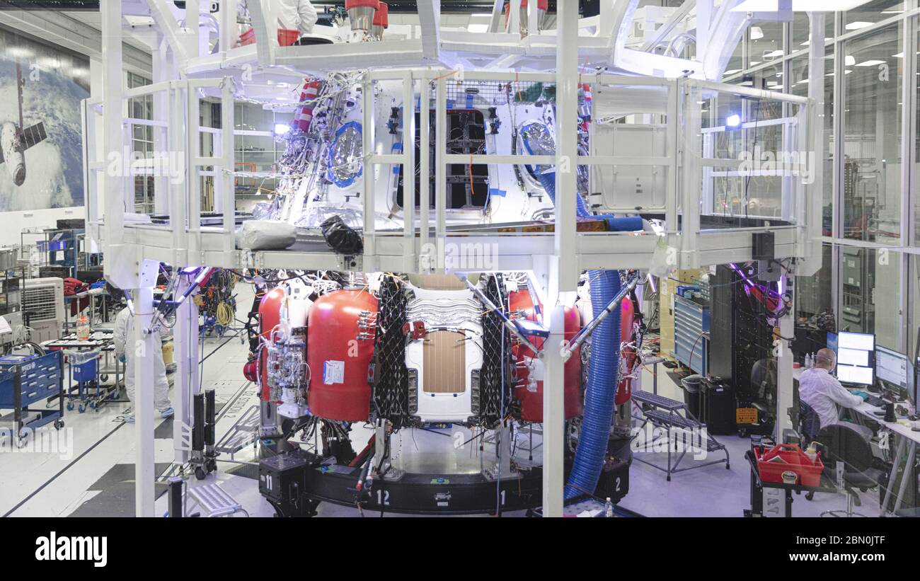 The SpaceX Crew Dragon spacecraft that will be used for the Crew-1 ...