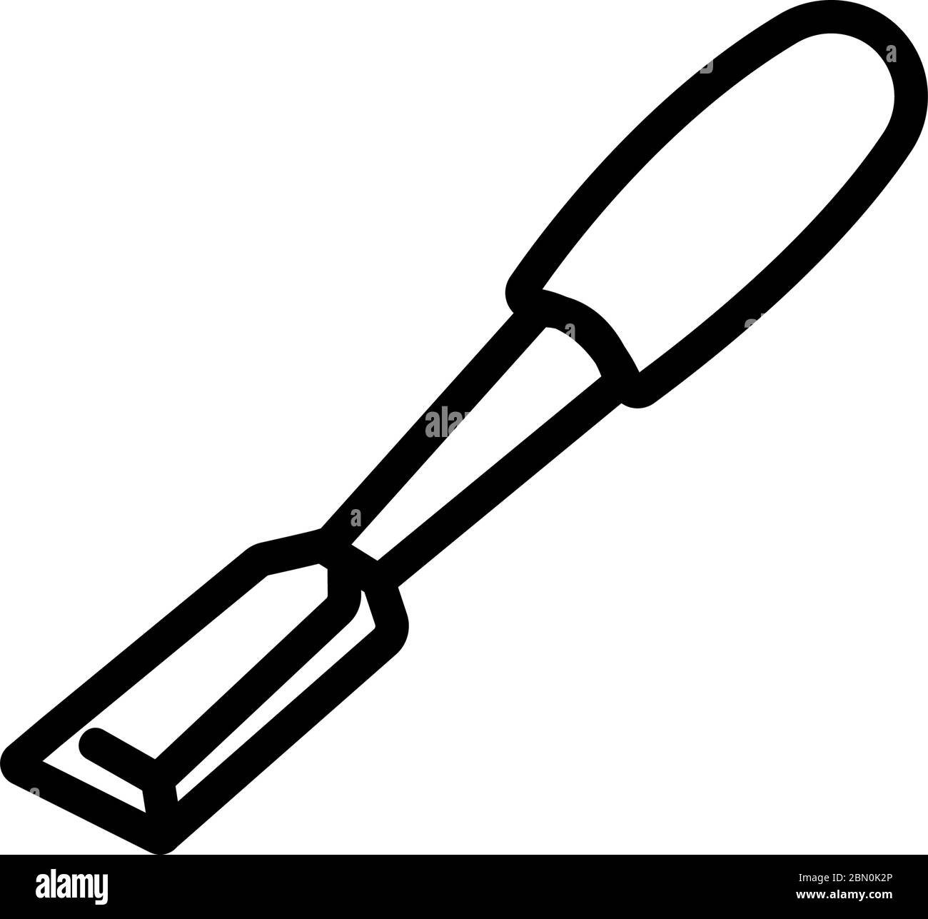 straight chisels icon vector outline illustration Stock Vector Image ...