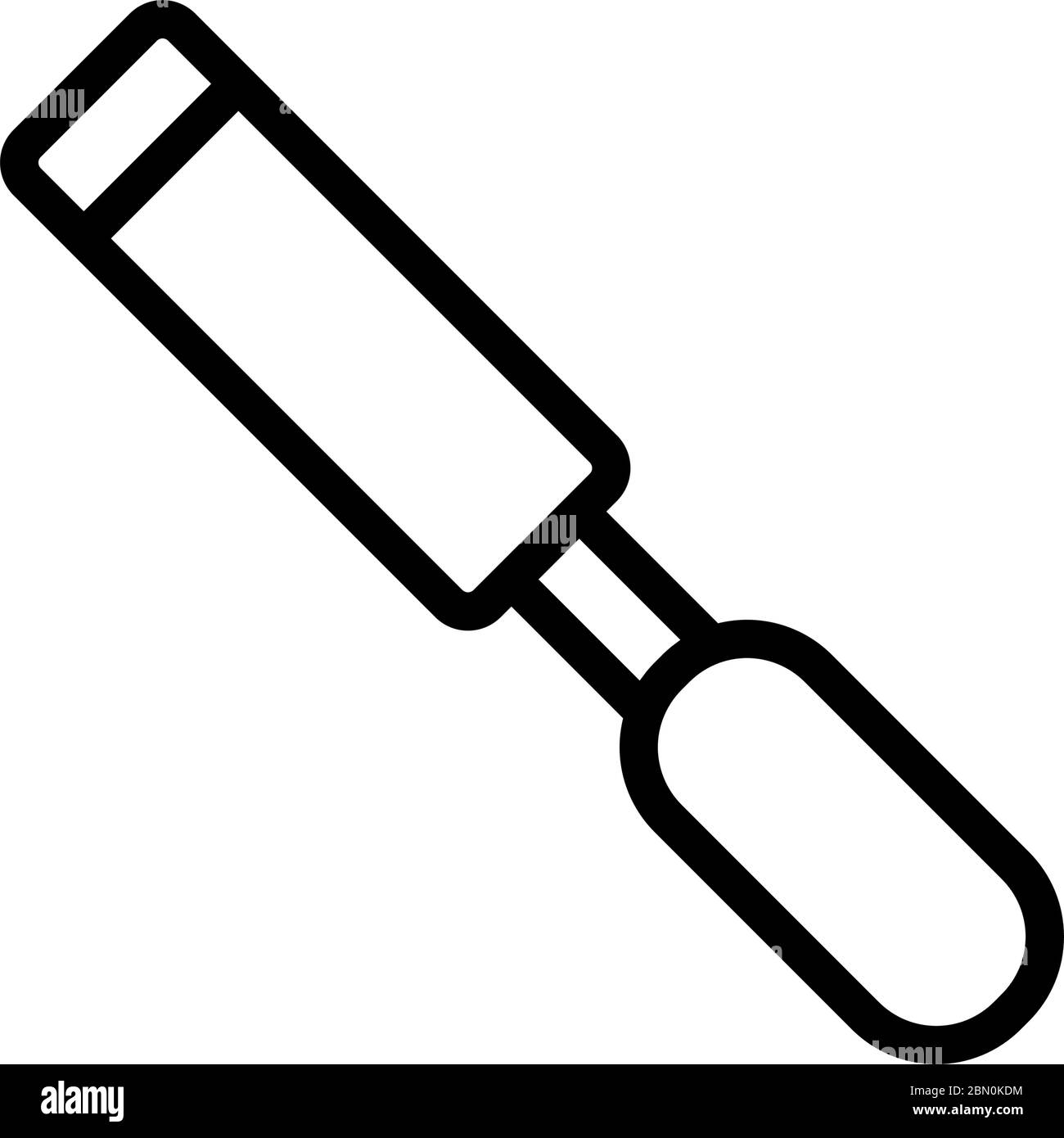 chisel marigold icon vector outline illustration Stock Vector Image ...