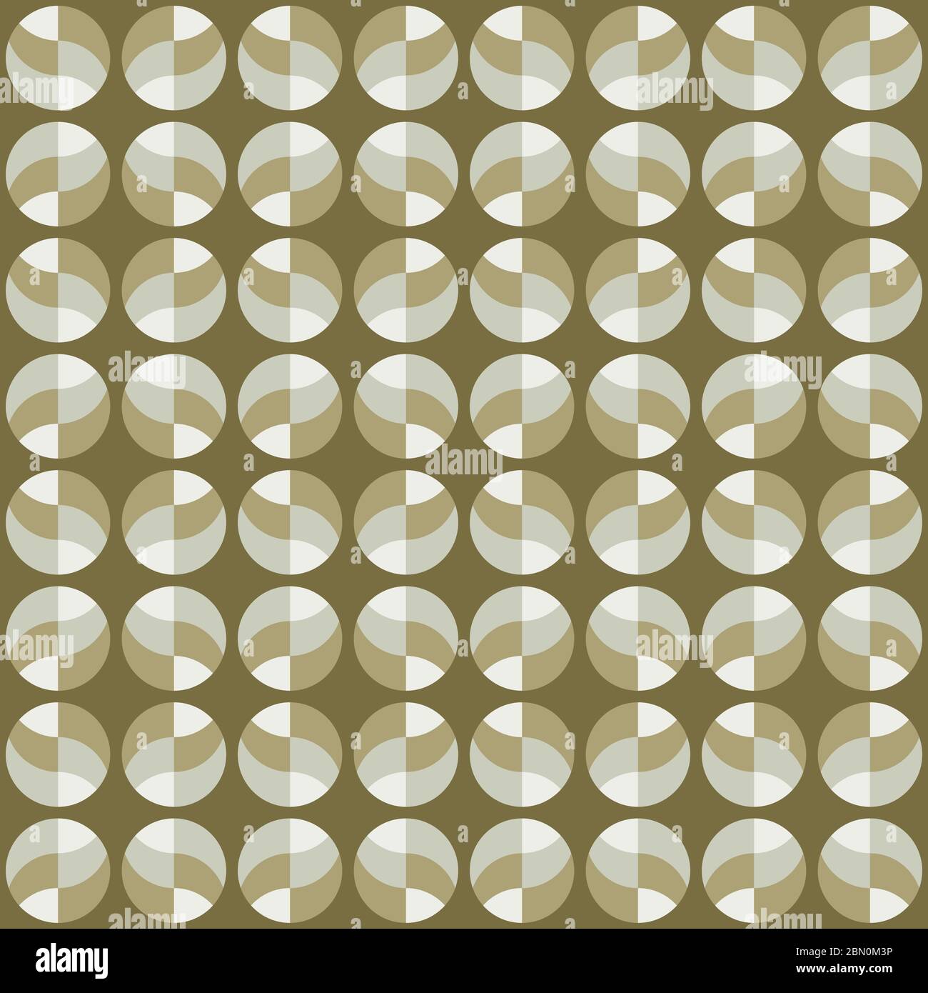 Simple abstract geometric design. Rounded repeated pattern for textile ...