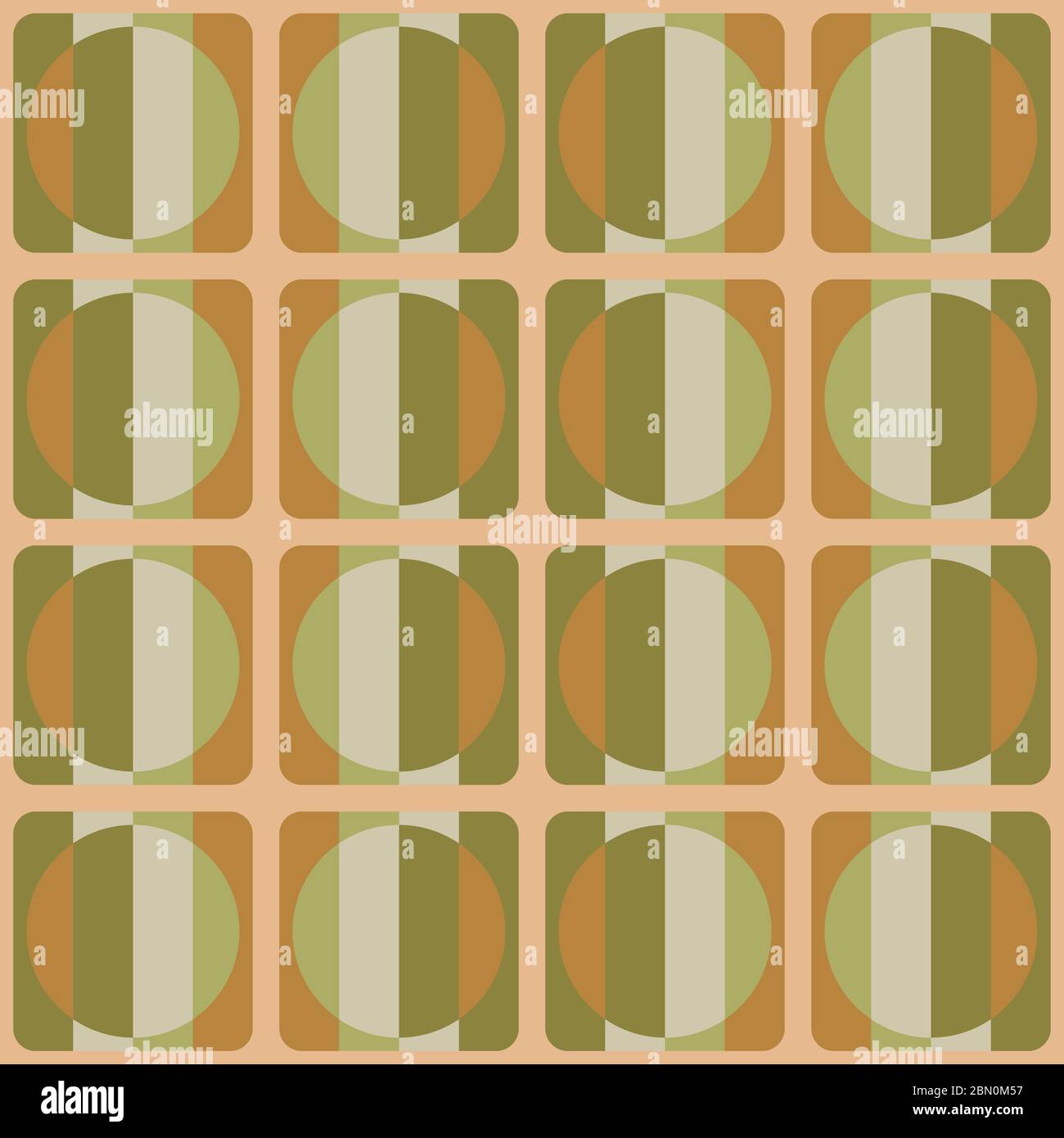 Simple abstract geometric design. Rounded repeated pattern for textile ...