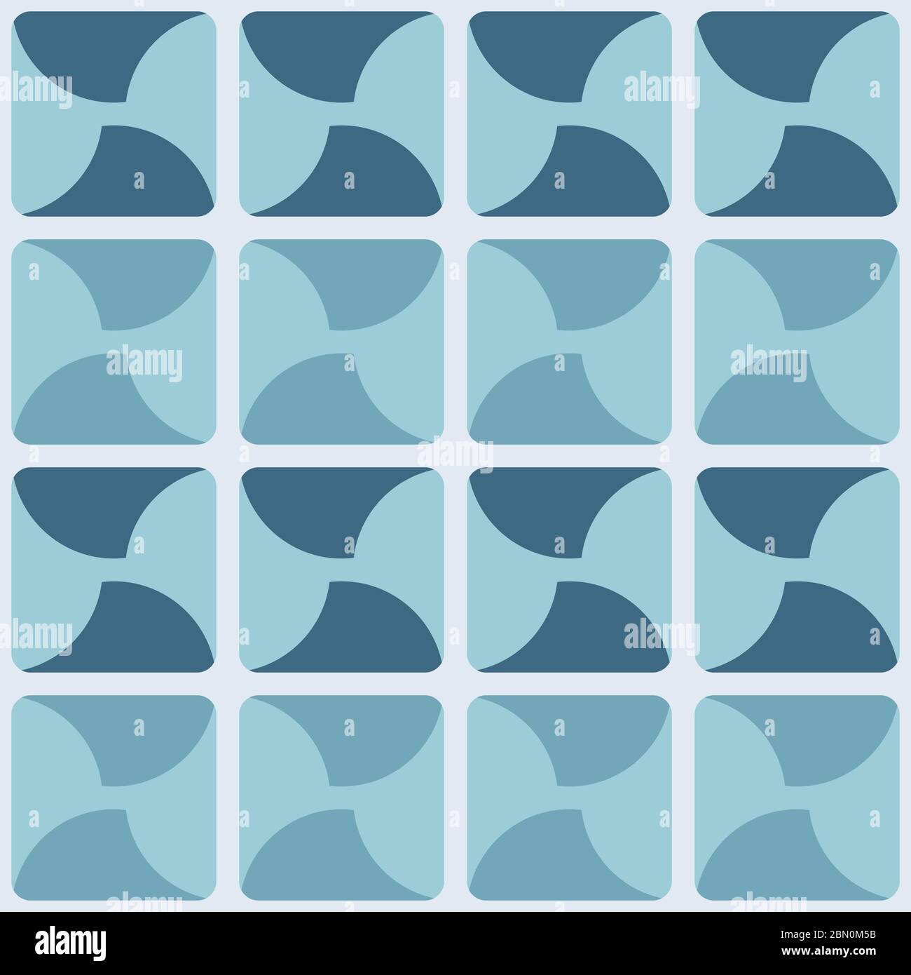 Simple abstract geometric design. Rounded repeated pattern for textile ...