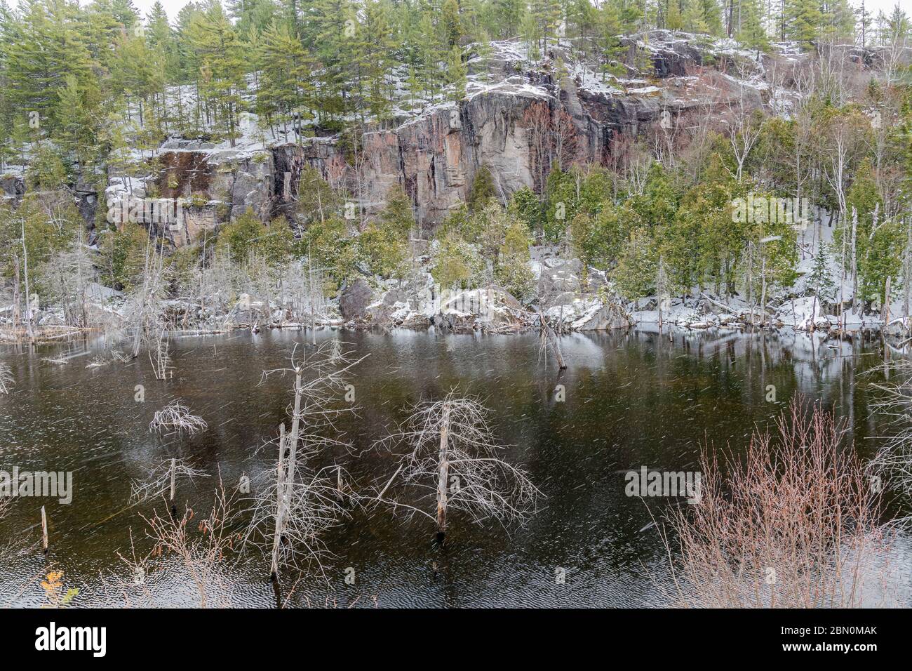 Mountain Landscape of Canadian Rockies Stock Photo - Alamy