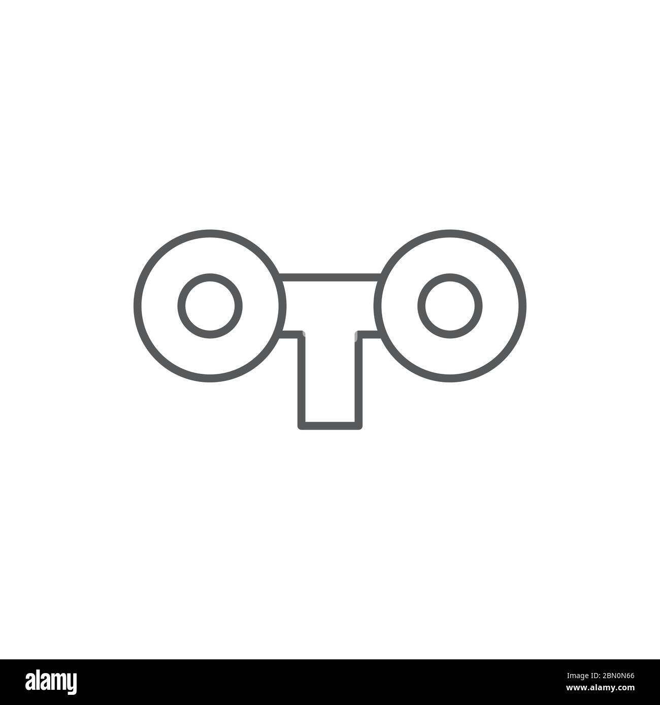 Wind up key vector icon symbol lock isolated on white background Stock ...