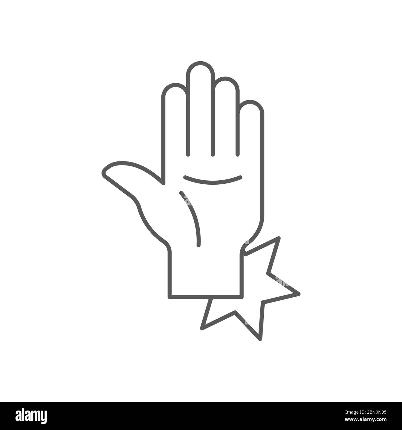 wrist pain vector icon symbol isolated on white background Stock Vector ...