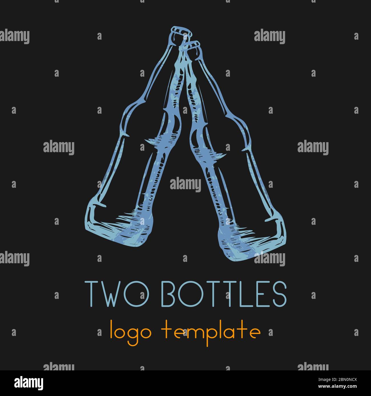 Hand drawn beer set Stock Vector Images - Alamy