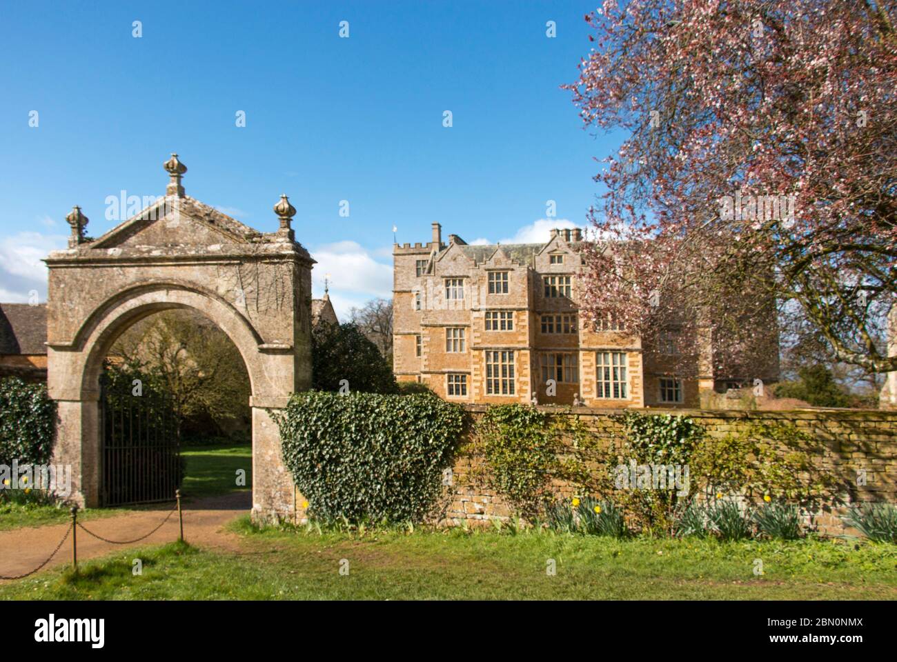 front view of Chastelton House building, National Trust, near Moreton ...