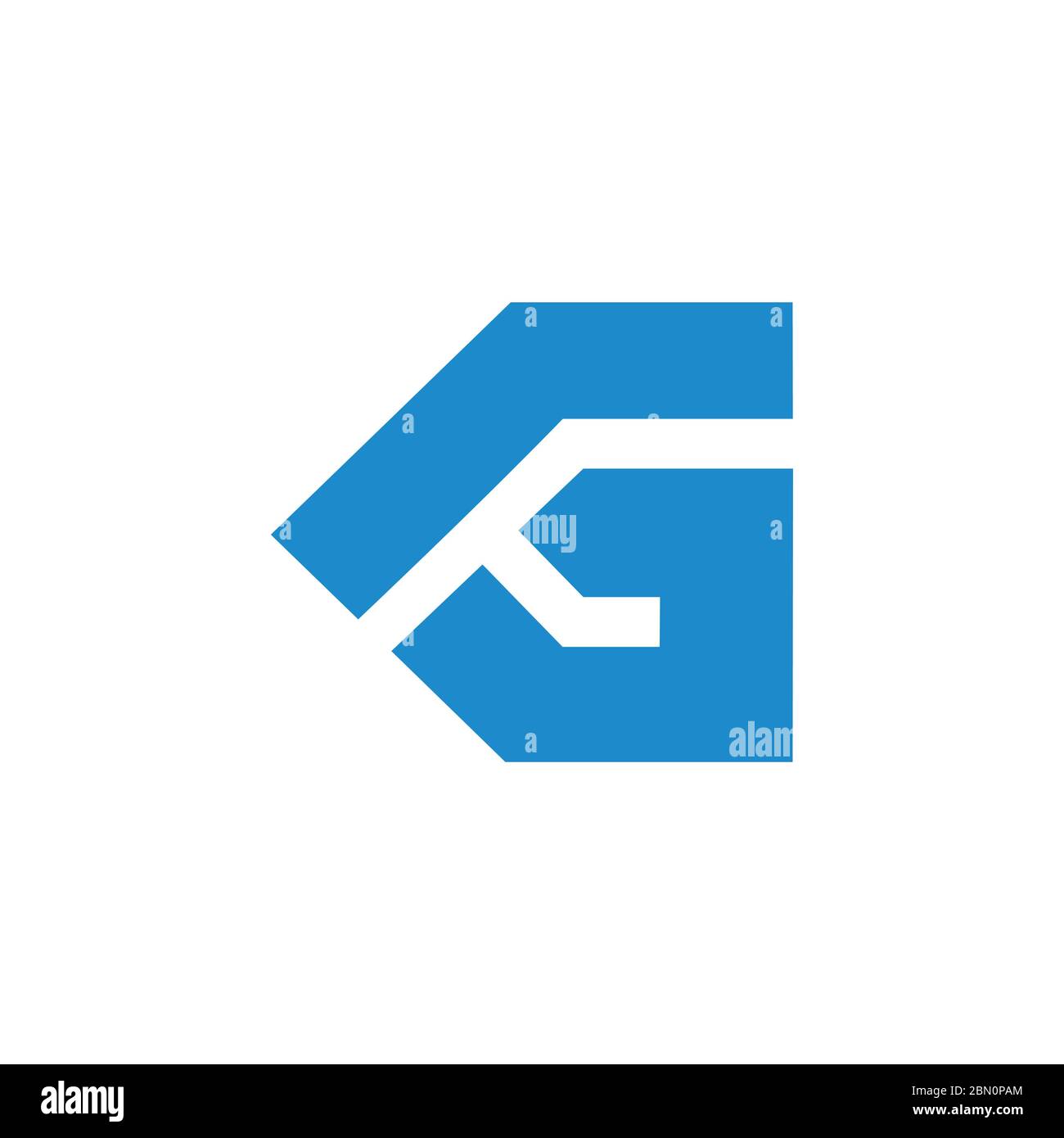 abstract letter g arrow simple geometric logo vector Stock Vector Image ...