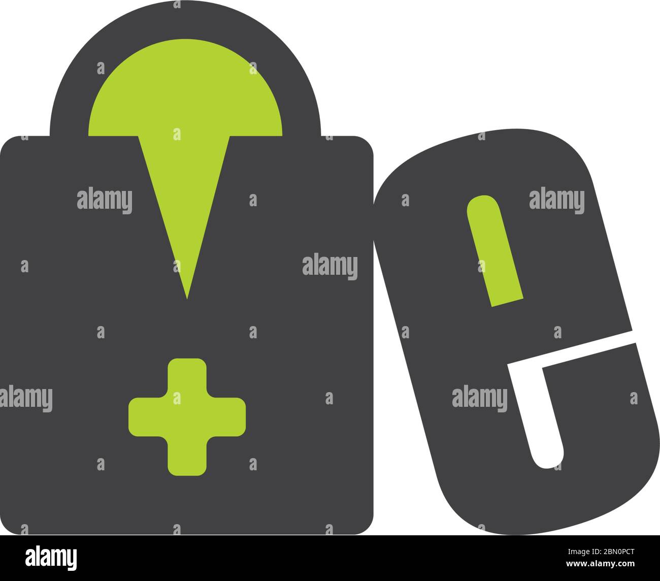 letter m shopping bag drugstore capsule symbol logo vector Stock Vector ...