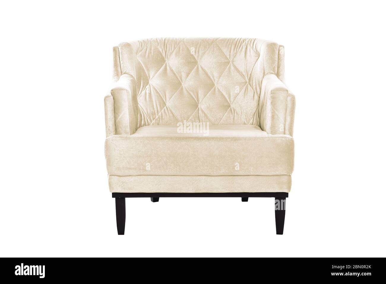 Beaultiful blue armchair. Modern designer chair on white background ...