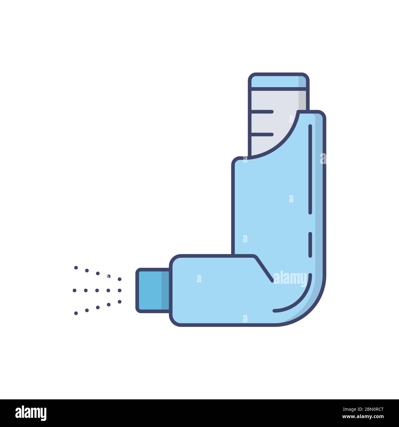 Asthma Inhaler Stock Vector Images - Alamy