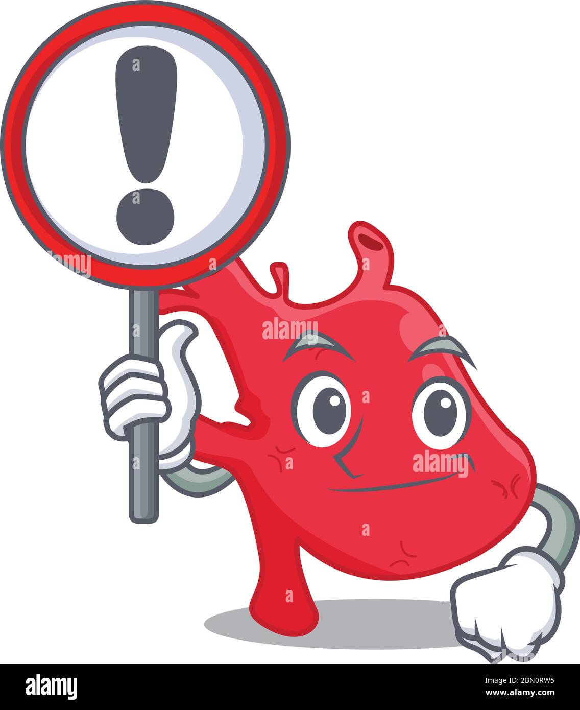 An icon of heart cartoon design style with a sign board Stock Vector ...