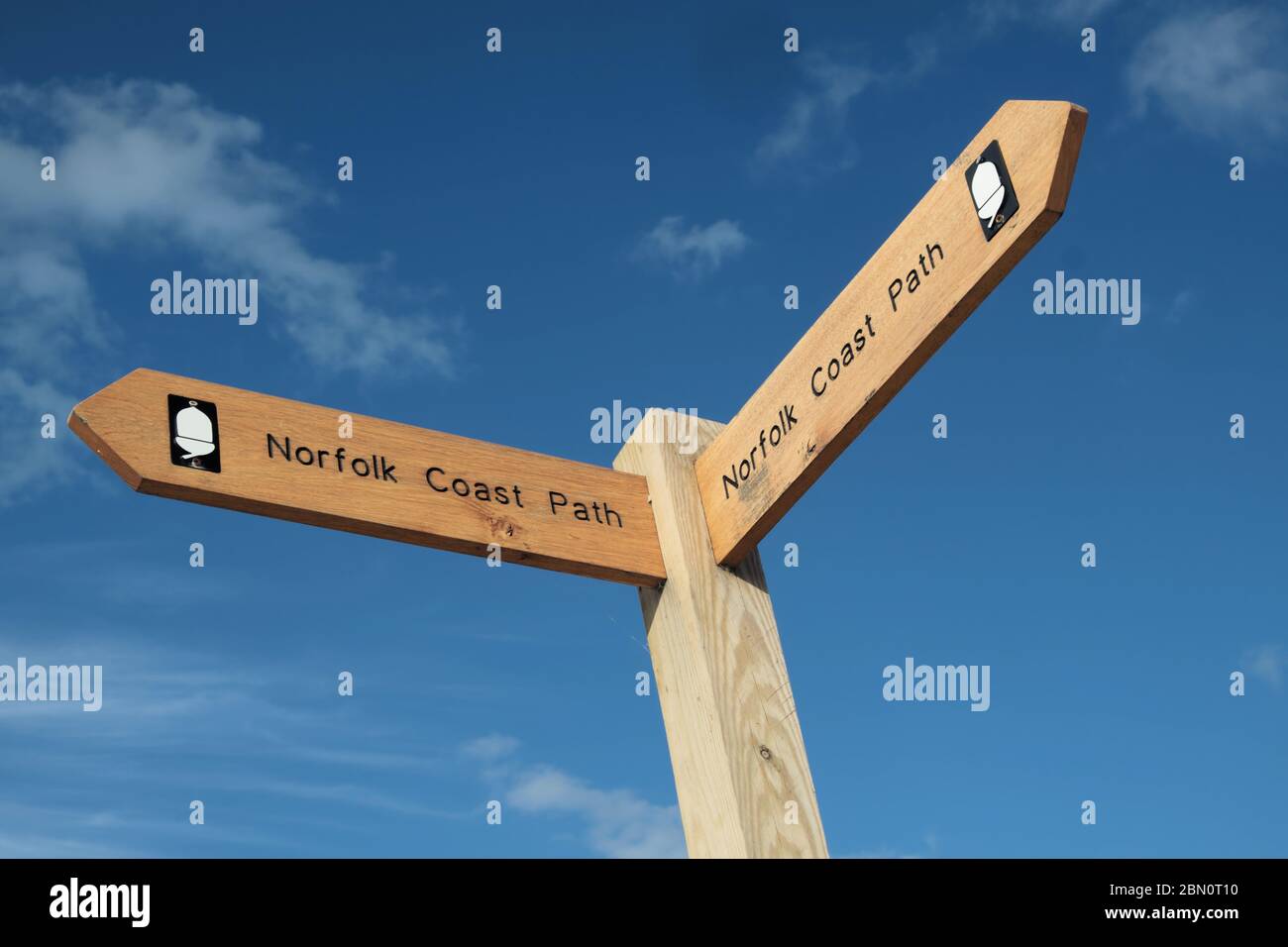 Signpost showing various destinations in Scarborough Yorkshire England ...