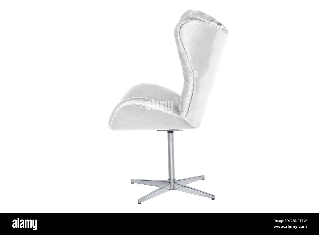 armchair. Modern designer chair on white background. Texture chair ...