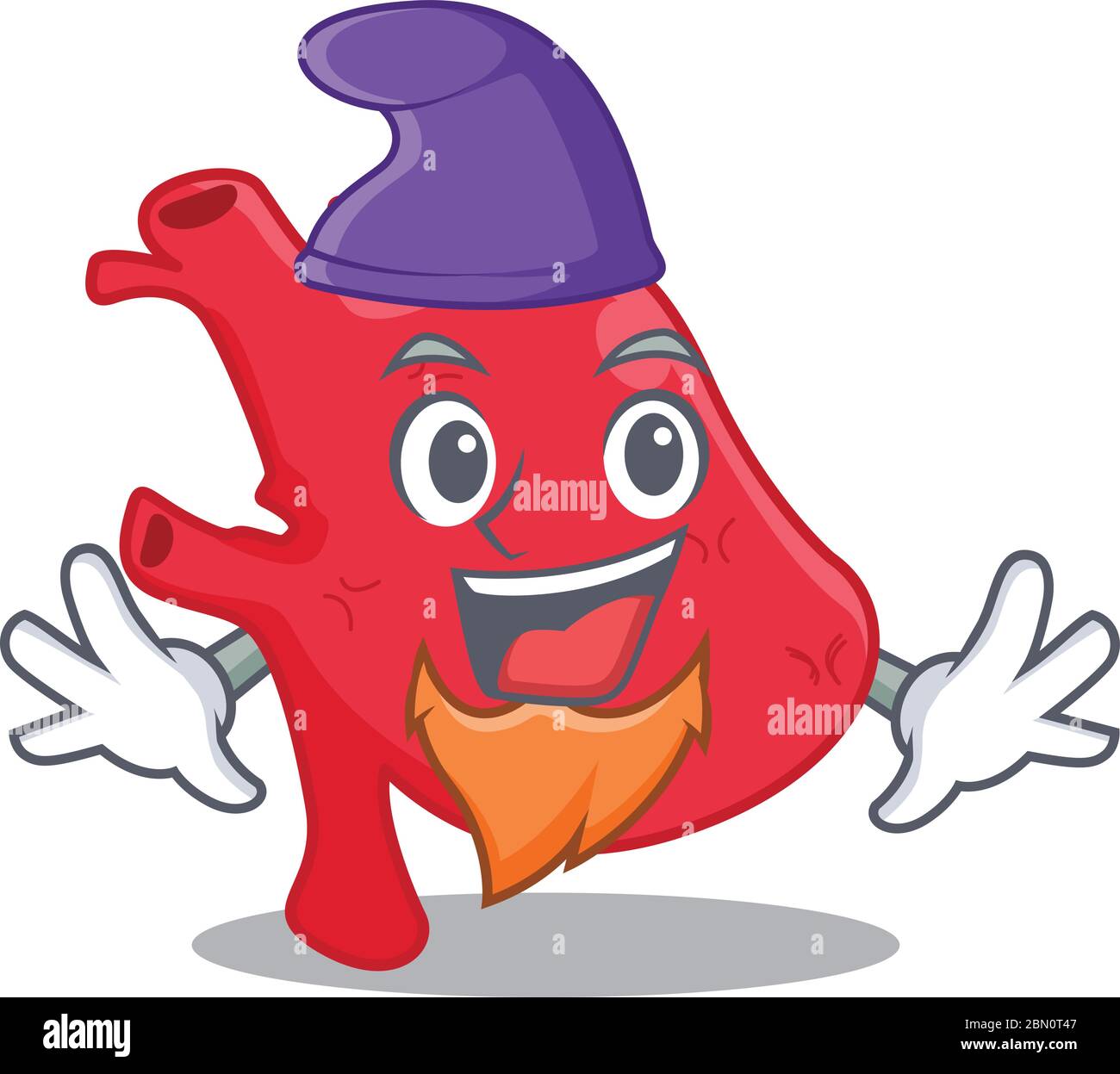 Cute picture of heart in Elf cartoon design Stock Vector Image & Art ...