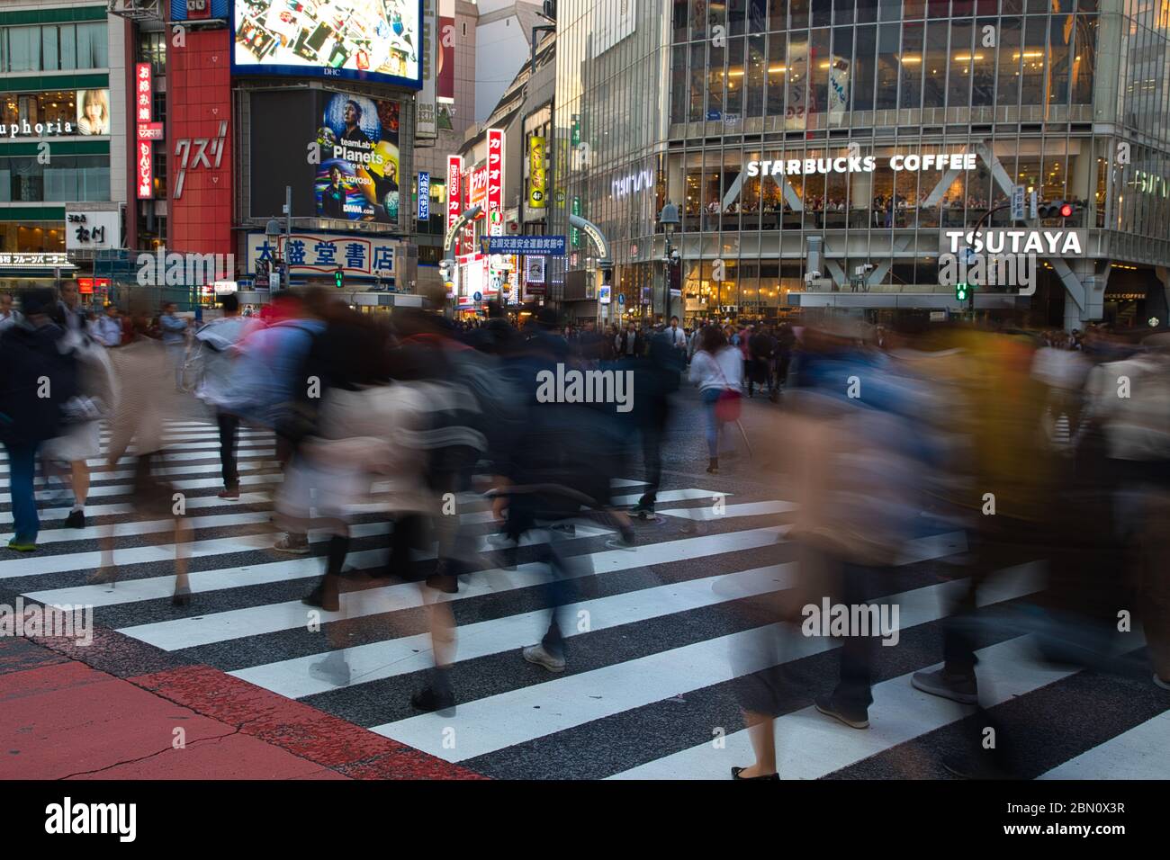 TOKYO/JAPAN - 30th July, 2019 : Shibuya Scramble is known for its ...