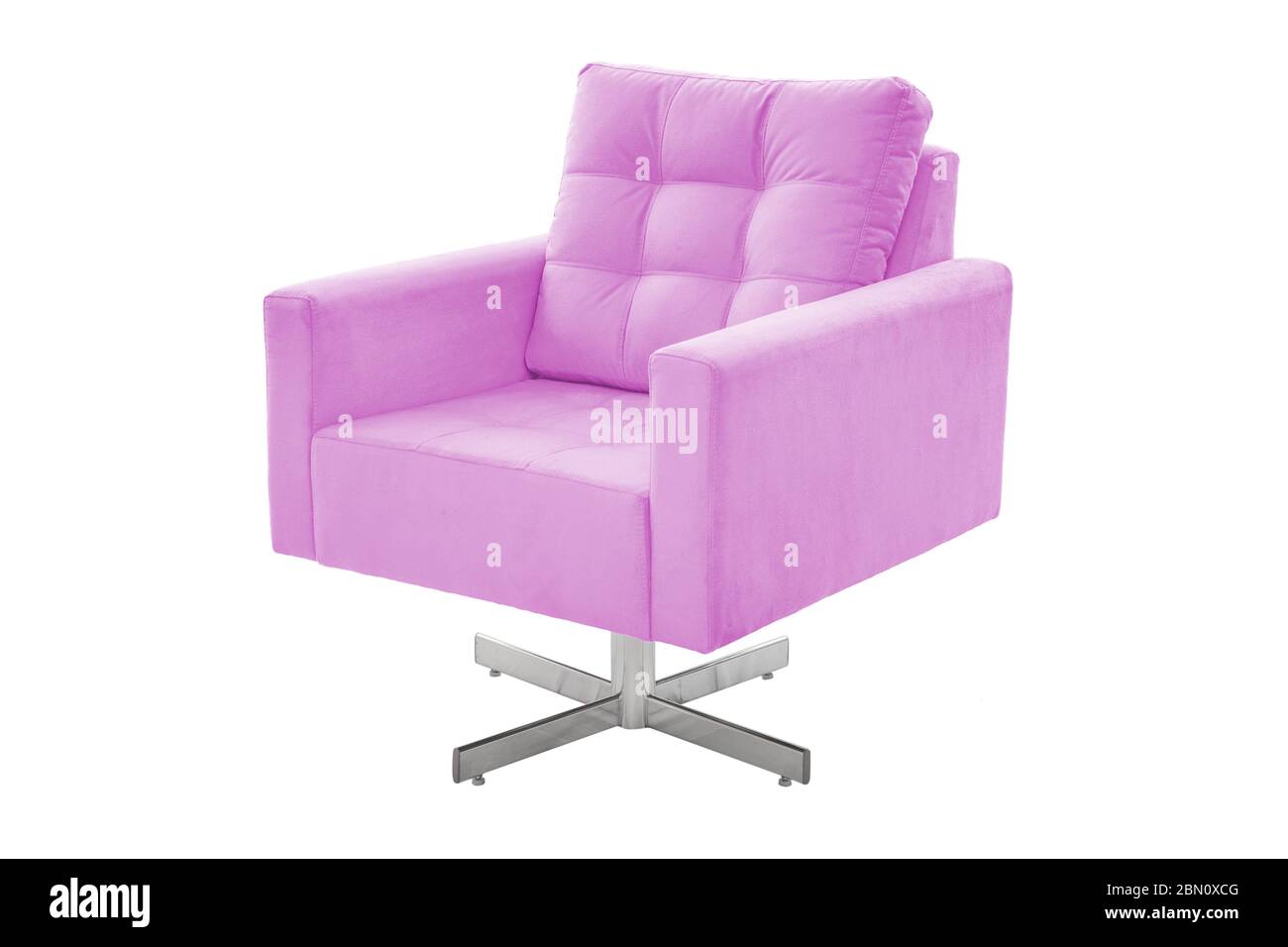 Color armchair. Modern designer chair on white background. Texture ...