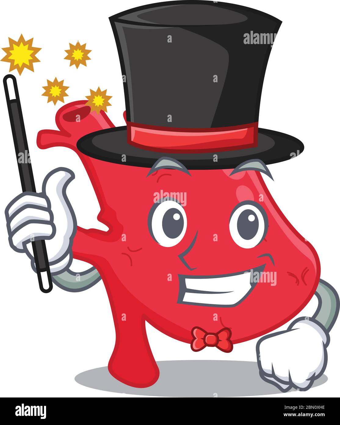 An attractive Magician of heart cartoon design Stock Vector Image & Art ...