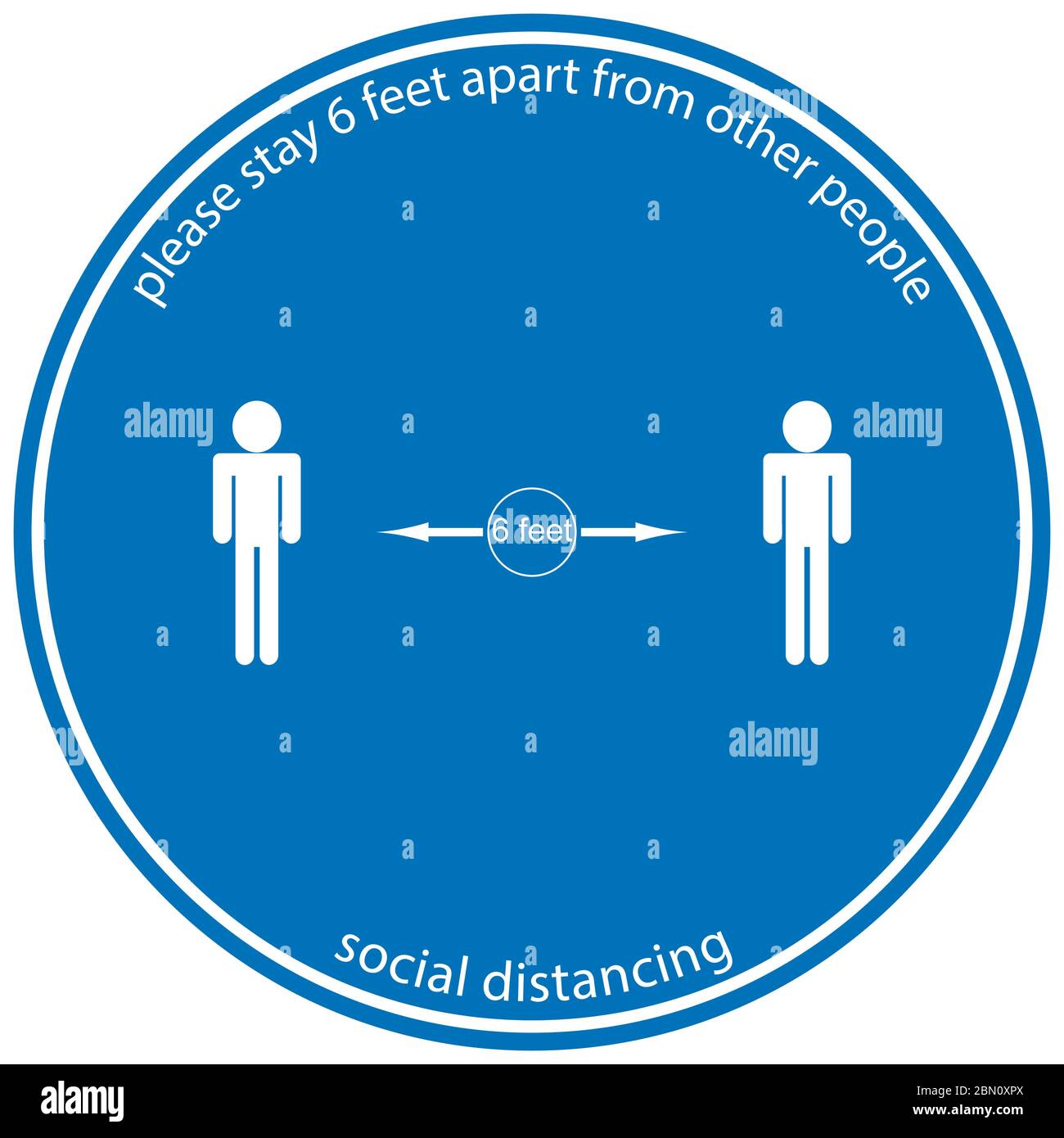 Icon people concept Social Distancing stay 6 feet apart from other ...