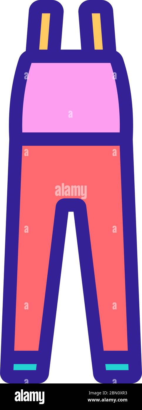 protective clothing icon vector outline illustration Stock Vector Image ...